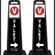 Valet Signs, Portable Parking Lot Direction Signs